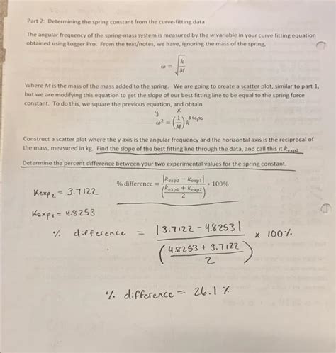 Solved Fall Physics Lab Experiment Determining Chegg Com