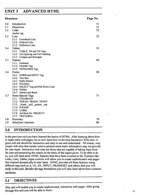 unit 3 pdf html element software engineering