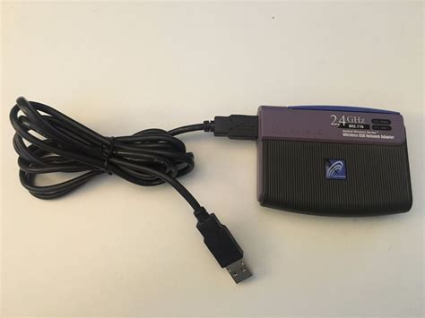Wusb11 Ver 2 8 Linksys Wireless B 2 4 Ghz 802 11b Usb Network Adapter Tivo Cisco For Sale