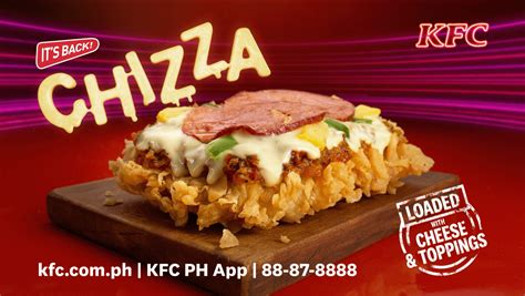 The Kfc Chizza Is Back Now Loaded And More Delicious Than Ever