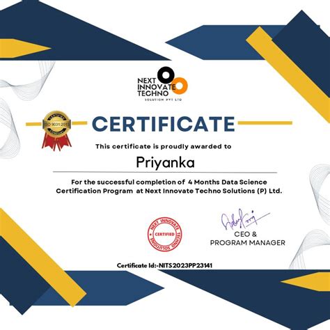 priyanka on linkedin datascience certification skillup