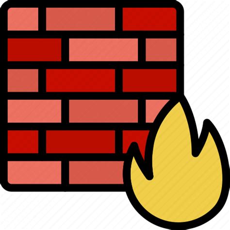 code coding development firewall programming icon