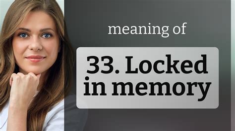Unlocking The Secrets Locked In Memory Explained Youtube