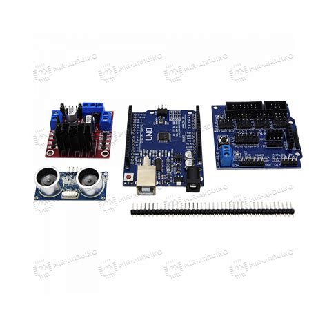 Купить набор для моделирования Ардуино Arduino 2wd Car Robot Lafvin в