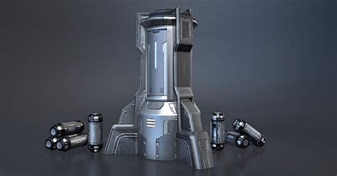 Sci Fi Battery Device 3d Props Unity Asset Store