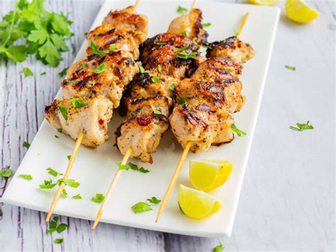 Lemon Garlic Chicken Kebabs Stonyfield