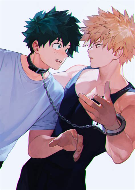 Midoriya Izuku And Bakugou Katsuki Boku No Hero Academia Drawn By