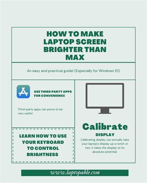 How To Make Laptop Screen Brighter Than Max Windows 10 Laptop Screen Windows 10 Laptop Display