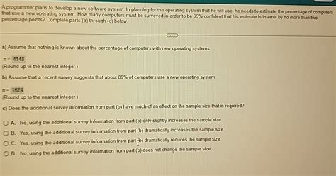A Programmer Plans To Develop A New Software System