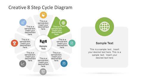 Creative 8 Step Cycle Diagram For Powerpoint Slidemodel