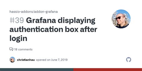 grafana displaying authentication box after login · issue 39 · hassio
