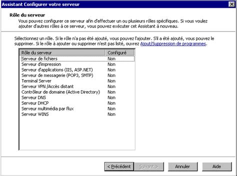 Windows Server Installation De Wins