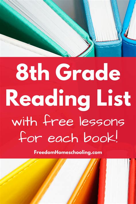 8th Grade Reading List Freedom Homeschooling