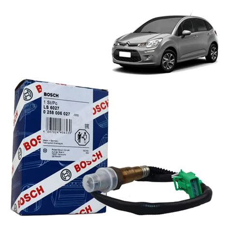 Sonda Lambda Bosch C3 2011 1 4 8v Flex 1 4 8v 0258006027 Parcelamento Sem Juros
