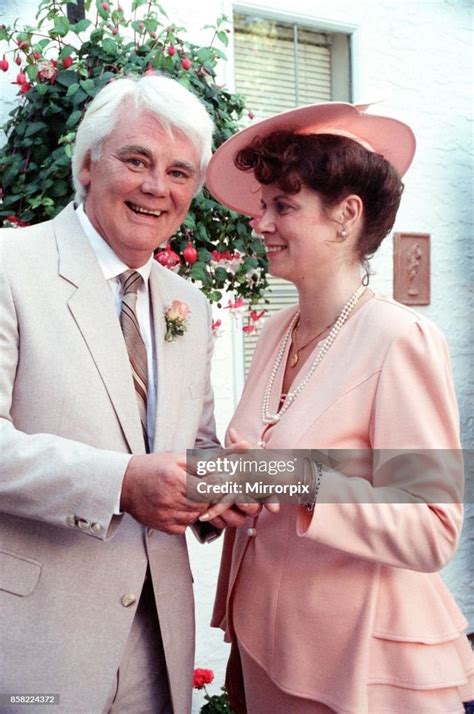 Actor Tony Booth And Nancy Jaeger At Their Wedding In The Jaeger