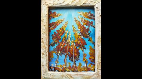 Осенний пейзаж правополушарное рисование Youtube