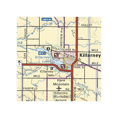 Mbmb03 Killarney Manitoba Backroad Mapbook Topo Stanfords