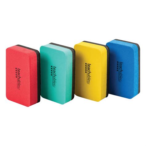 Teachables Mini Whiteboard Eraser Pack Of 36