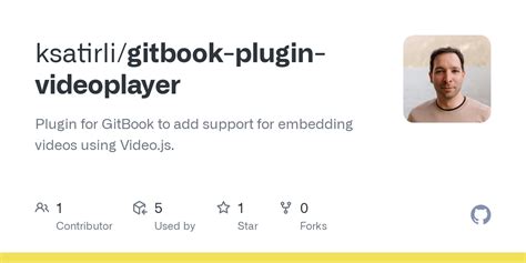 Github Ksatirligitbook Plugin Videoplayer Plugin For Gitbook To Add Support For Embedding
