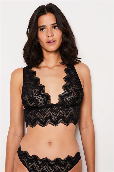 Brassière En Dentelle Drama Noir Etam
