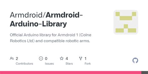 GitHub Armdroid Armdroid Arduino Library Official Arduino Library For Armdroid Colne