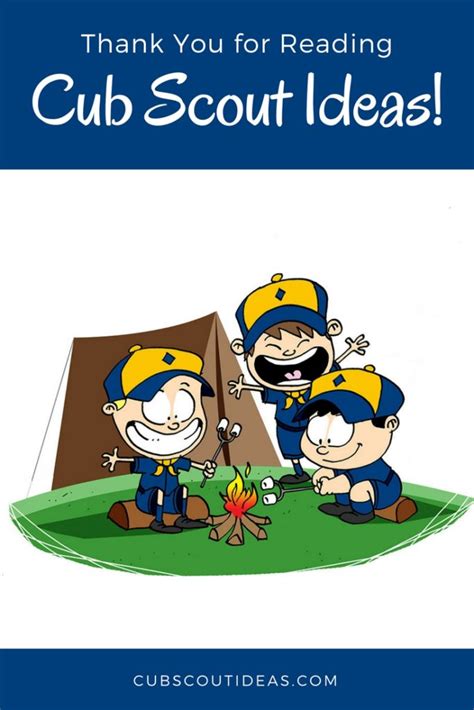 Thank You For Reading Cub Scout Ideas A Giveaway Cub Scout Ideas