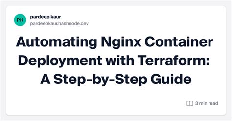 how to automate nginx container deployment pardeep kaur posted on the topic linkedin