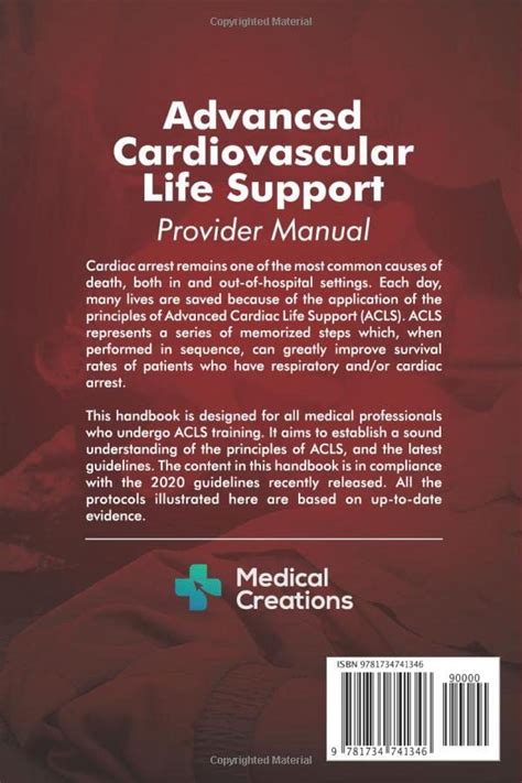 Advanced Cardiovascular Life Support Acls Provider Manual A Comprehensive Guide Covering The