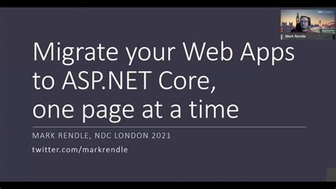 Migrate Your Web Apps To Aspnet Core One Page At A Time