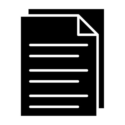 Icono De Los Archivos Vector Premium