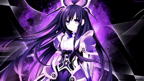 Anime Girl Purple Eyes Hd Wallpaper This Wallpapers