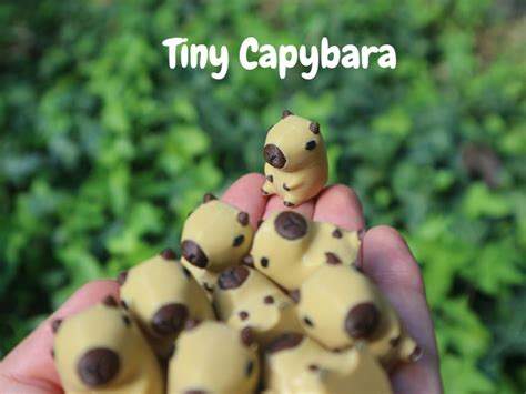 Cute Tiny Capybara And Keychain Version By Rubberduckarmy Makerworld Download Free 3d Models