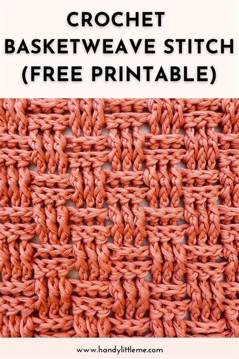 Easy Basket Weave Crochet Pattern Easy Wonderful Basket Weave