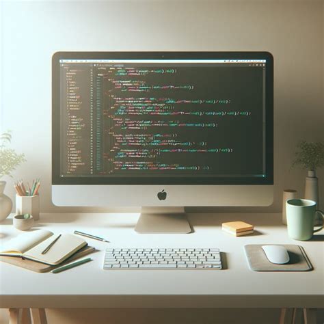 Minimalistic Html Coding Scene Clean Design Ai Art Generator Easy Peasy Ai
