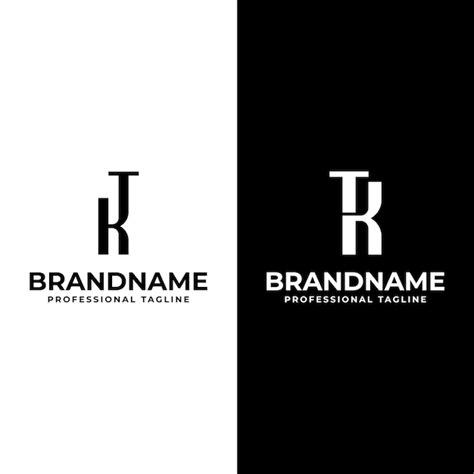 Premium Vector Letters Kt And Tk Monogram Logo Suitable For Any