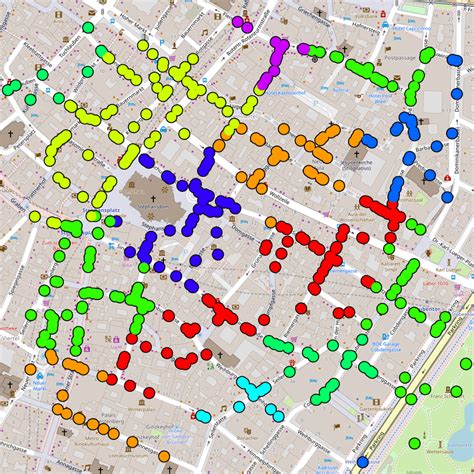snapshots of the voronoi partitioning scenario using share left or