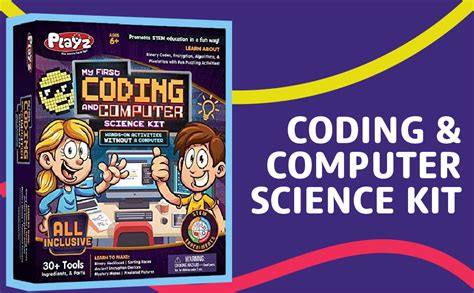playz my first coding and computer science kit learn about binary codes encryption algorithms