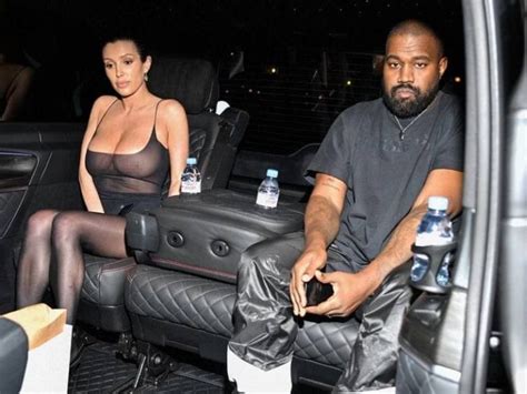 Kanye West S Wife Bianca Censori Shows Off BARE Breasts In Very Sheer Top
