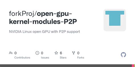 Github Forkprojopen Gpu Kernel Modules P2p Nvidia Linux Open Gpu With P2p Support
