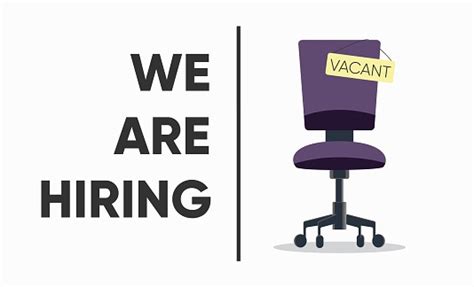 사무실 의자와 빈 표지판이있는 구성 비즈니스 채용 및 채용 개념 0명에 대한 스톡 벡터 아트 및 기타 이미지 0명 가구 개념 Istock