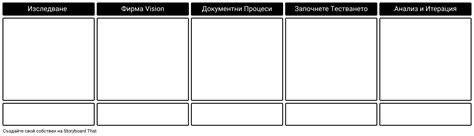 Шаблон на Бизнес Плана Storyboard Par Bg Examples