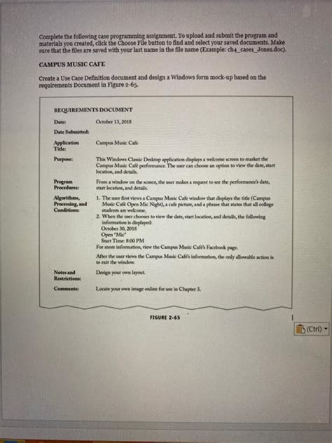 solved complete the following case programming assignment