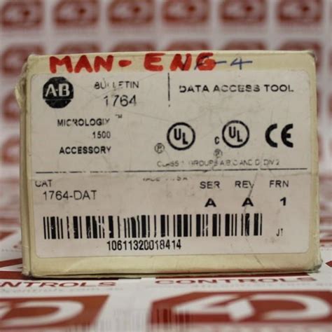1764 DAT Allen Bradley MicroLogix 1500 Optional Data Access Plug In