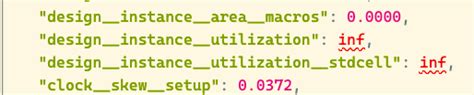 `utlmetricfloat` Outputs Invalid Json In Case Of `inf` Values · Issue 2715 · The Openroad