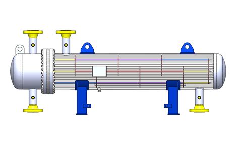 换热器 Solidworks 2018 模型图纸下载 懒石网