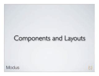 Ext JS 4 0 Components And Layouts PPT