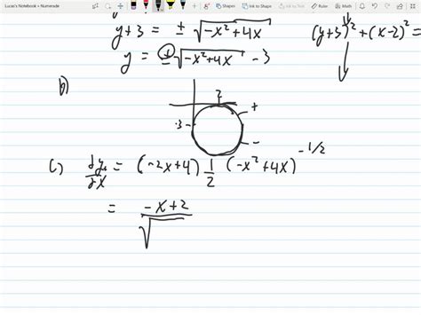 solved a find two explicit functions by solving the equation for y in