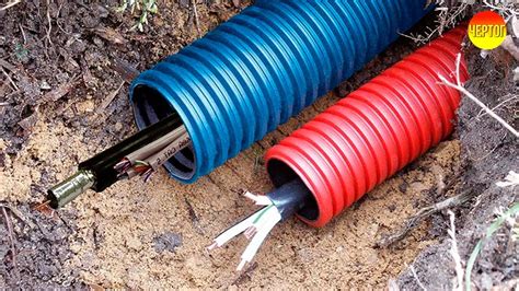Как проложить кабель ПНД труба для кабеля Youtube