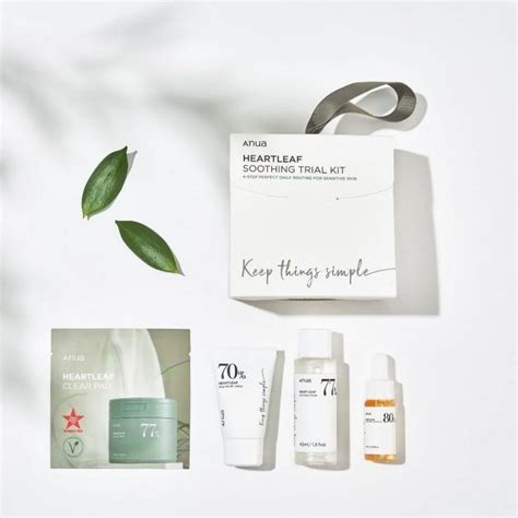 Anua Heartleaf Soothing Trial Kit 4 Items Skin Cupid