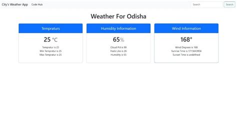 Janmejay S On Linkedin Webdevelopment Weatherapp Prodigyinfotech